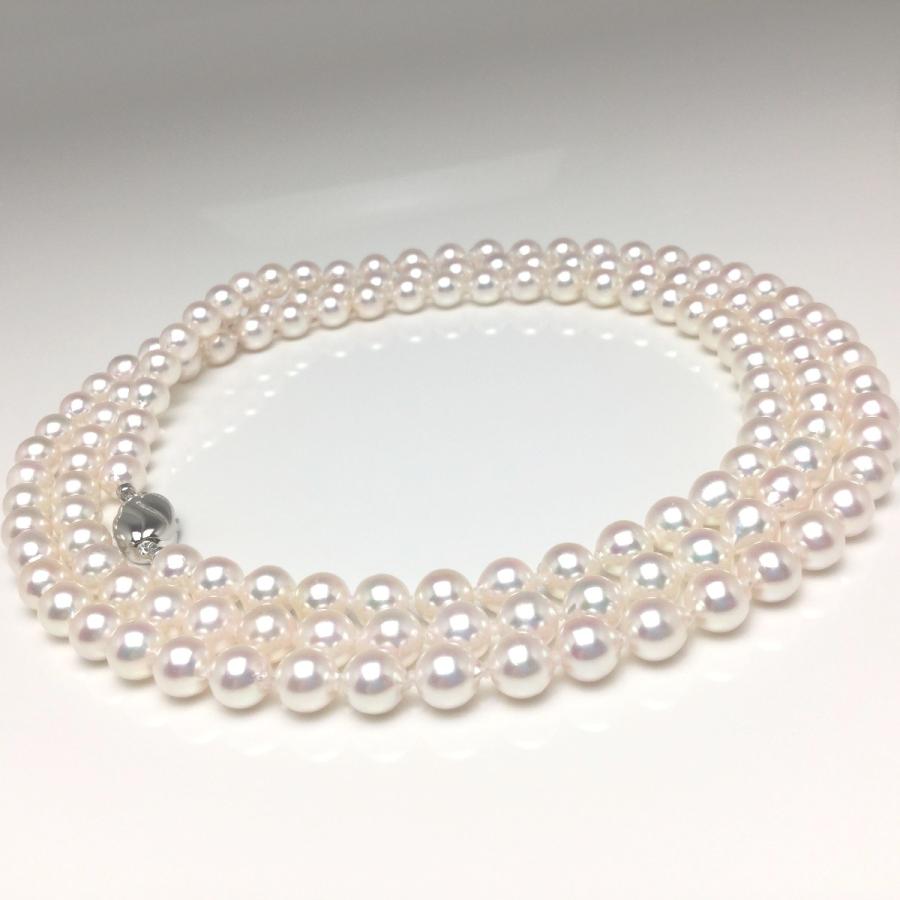 真珠 ネックレス パール アコヤ真珠 ロング 真珠ネックレス パールネックレス 7.5-8.0mm 79269 : Isowa Pearl ...