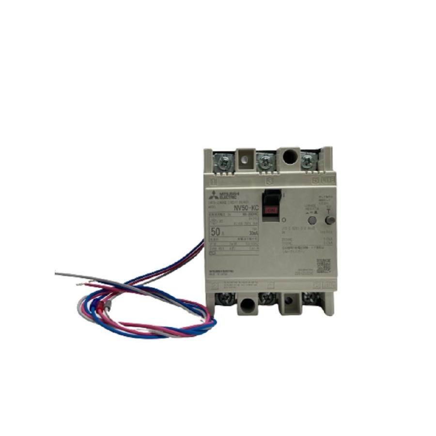 漏電遮断器 NV-KCシリーズ AC100-200V F3603-00D NV50-KC 3P 50A 30MA AL : 電材センタ一成 - 通販 - Yahoo!ショッピング