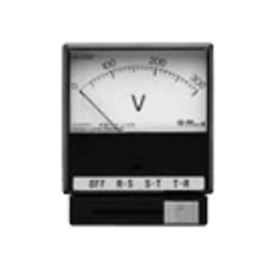 切換スイッチ付計器 交流電圧計 YR-UNAVシリーズ YR-10UNAVB0-300VDRCT : 電材センタ一成 - 通販 - Yahoo ...