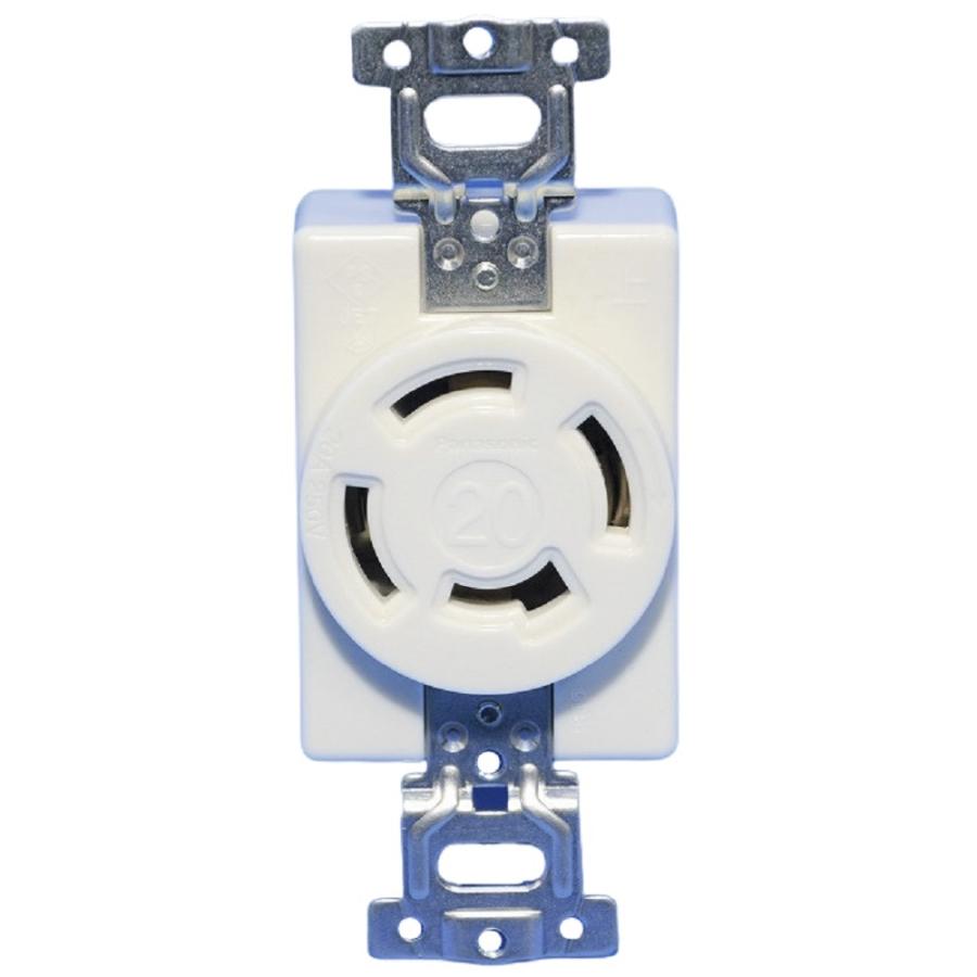 引掛埋込コンセント 接地3P ミルキーホワイト WF2420WK : 1444105 : 電材センタ一成 - 通販 - Yahoo!ショッピング