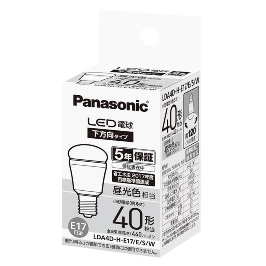 LED電球 E17口金 6500K 昼光色 LDA4D-H-E17/E/S/W : 電材センタ一成 - 通販 - Yahoo!ショッピング