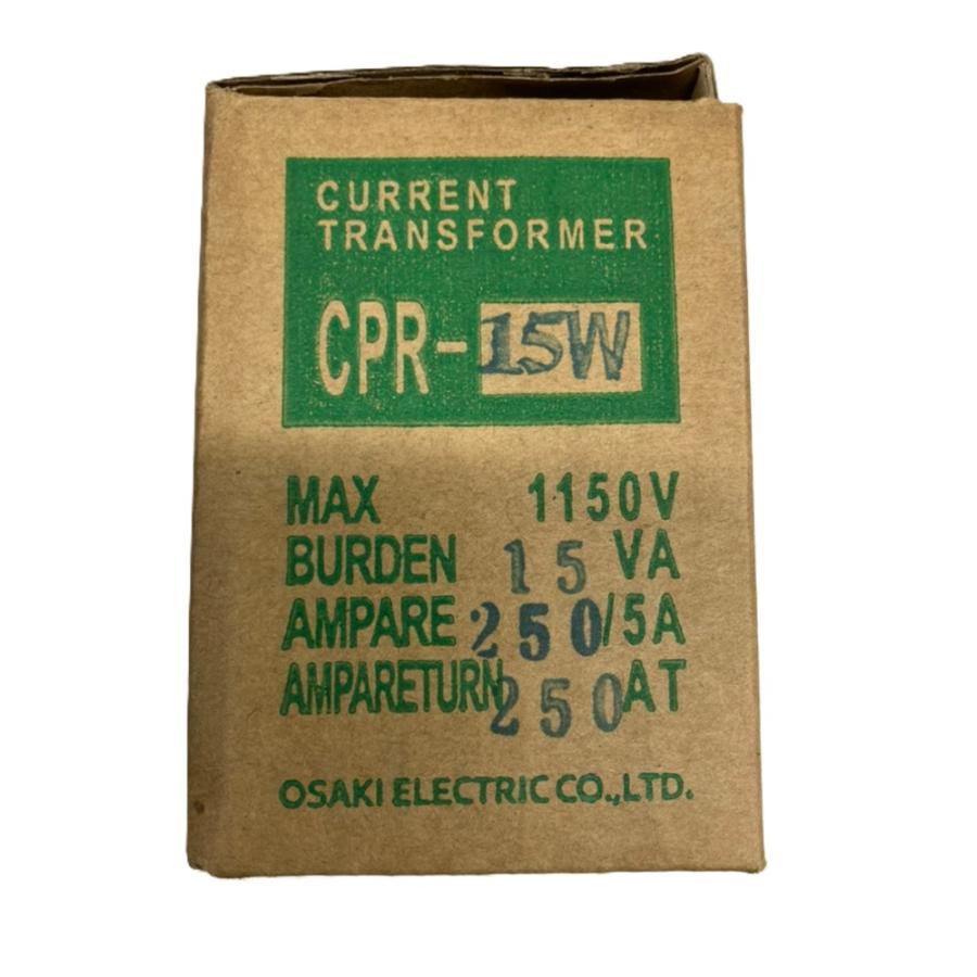 変流器 変成器 1150V 15VA 250/5A 250AT CPR-15W : 電材センタ一成 - 通販 - Yahoo!ショッピング