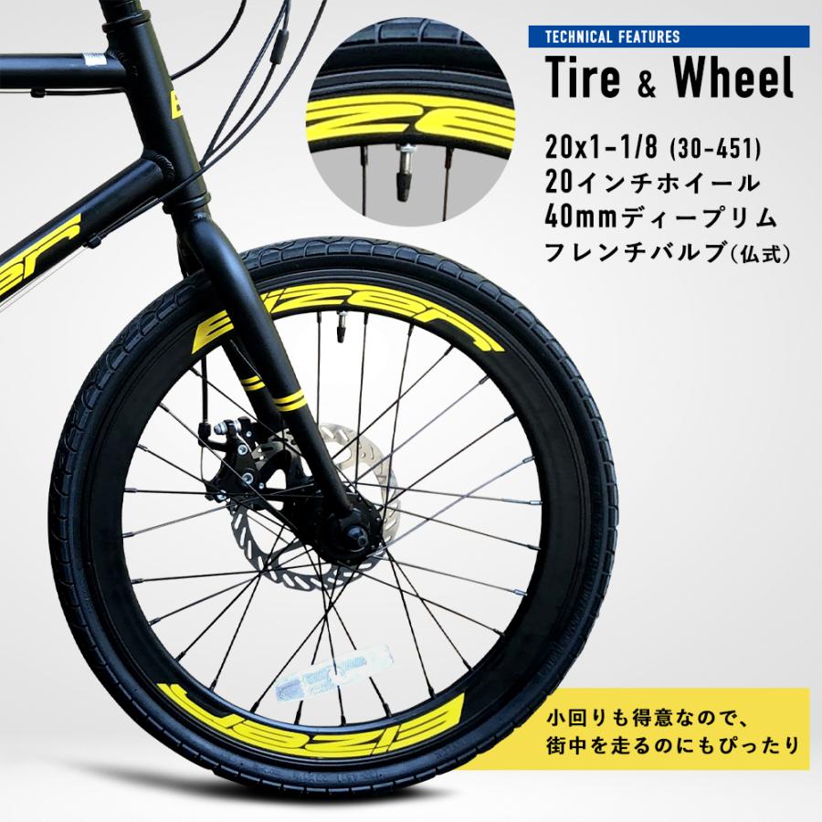 EIZER ミニベロ ロード 20インチ 小径車 ドロップハンドル 14段 EIZER ミニベロ ロード 20インチ 小径車 ドロップハンドル 14段