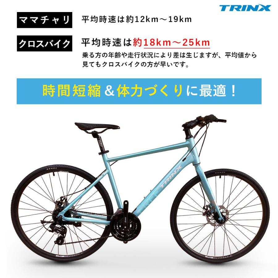 TRINX クロスバイク 700C シマノ 24段変速 軽量アルミ 自転車 TRINX クロスバイク 700C シマノ 24段変速 軽量アルミ 自転車
