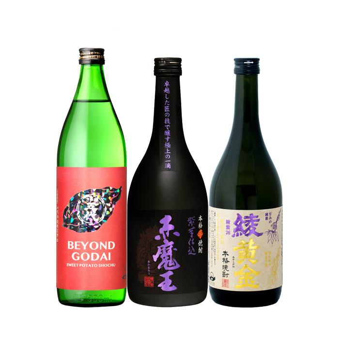フルーティー 芋焼酎 3本 飲み比べセット 720ml 900ml 焼酎 BEYOND GODAI 赤魔王 綾黄金 お酒 : 逸酒創伝 弐号店 - 通販 - Yahoo!ショッピング