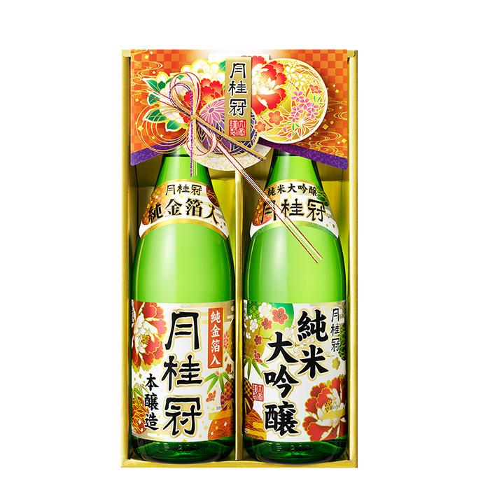 月桂冠 純米大吟醸・本醸造純金箔入セット JDK−50 1.8L 2本 1800ml 日本酒 ギフト お酒 : 逸酒創伝 - 通販 - Yahoo!ショッピング