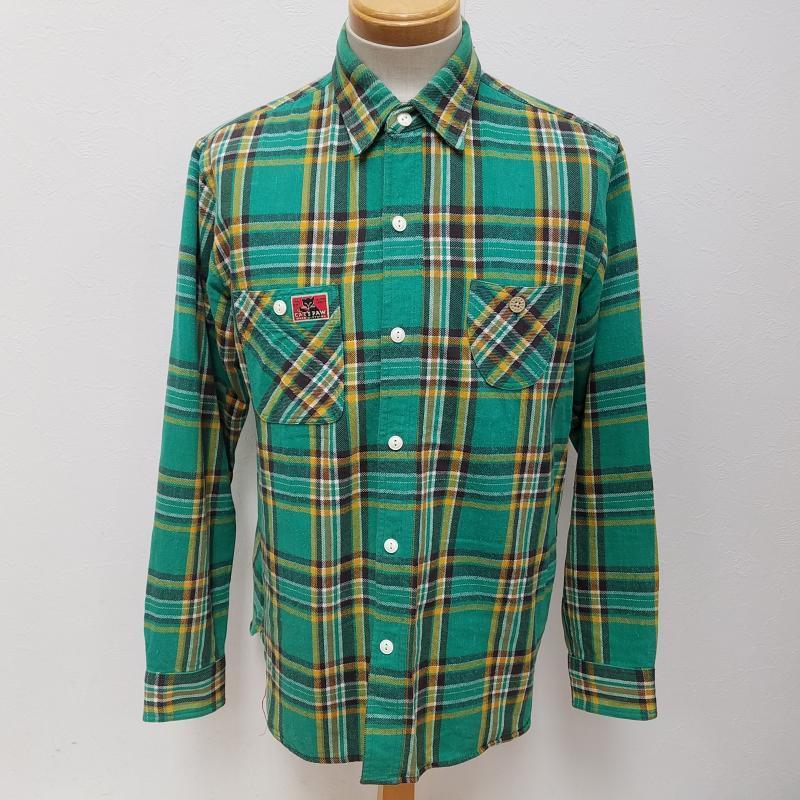 USED 古着 長袖 シャツ、ブラウス Shirt, Blouse CATS PAW キャッツ パウ チェック柄 コットンネル 長袖シャツ ...