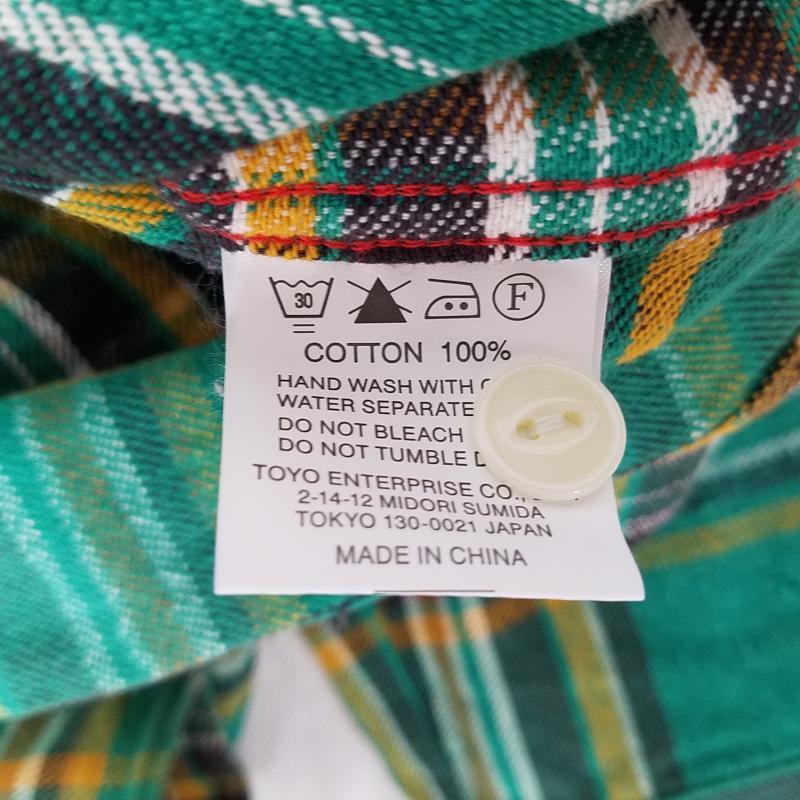 USED 古着 長袖 シャツ、ブラウス Shirt, Blouse CATS PAW キャッツ パウ チェック柄 コットンネル 長袖シャツ ...