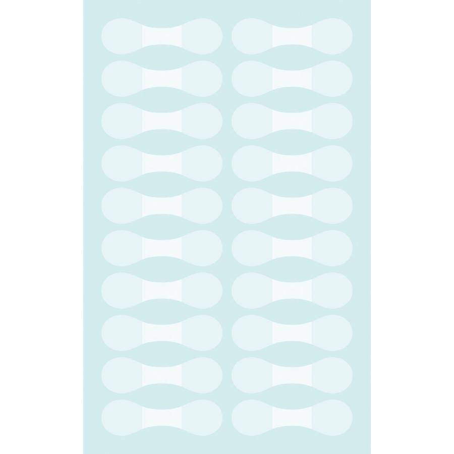 ササガワ タカ印 20-1588 固定用透明シール メガネ型 500片 500片 : isuka - 通販 - Yahoo!ショッピング