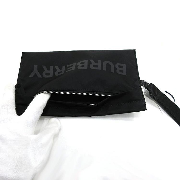 BURBERRY プレゼント 敬老の日 バーバリー ポーチ 805284 ナイロン セカンドバッグ クラッチバッグ レザー コンパクト 軽量 無地 ロゴ メンズ 男性 (t610) : 宝石 ...