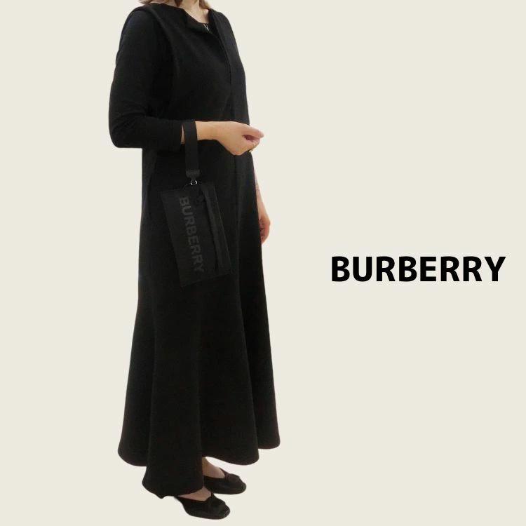 BURBERRY プレゼント 敬老の日 バーバリー ポーチ 805284 ナイロン セカンドバッグ クラッチバッグ レザー コンパクト 軽量 ...