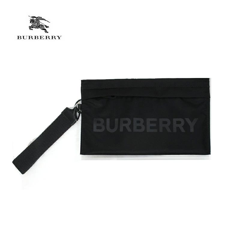 BURBERRY プレゼント 敬老の日 バーバリー ポーチ 805284 ナイロン セカンドバッグ クラッチバッグ レザー コンパクト 軽量 無地 ロゴ メンズ 男性 (t610) : 宝石 ...