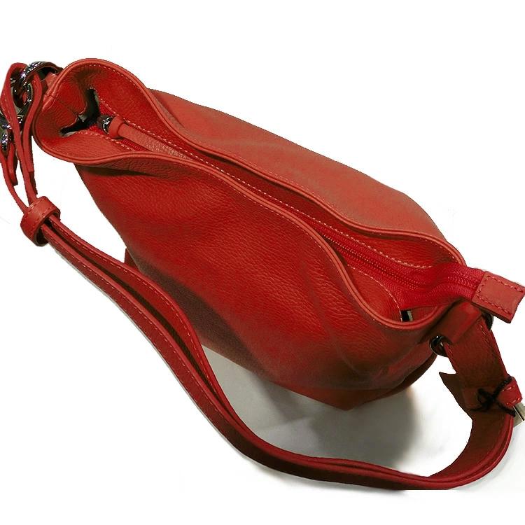 マキシマ 本革 ショルダーバッグ レザー クロスボディ グリーン ピンク ブルー MAXIMA イタリア製 d3115 2way 斜め掛け ...