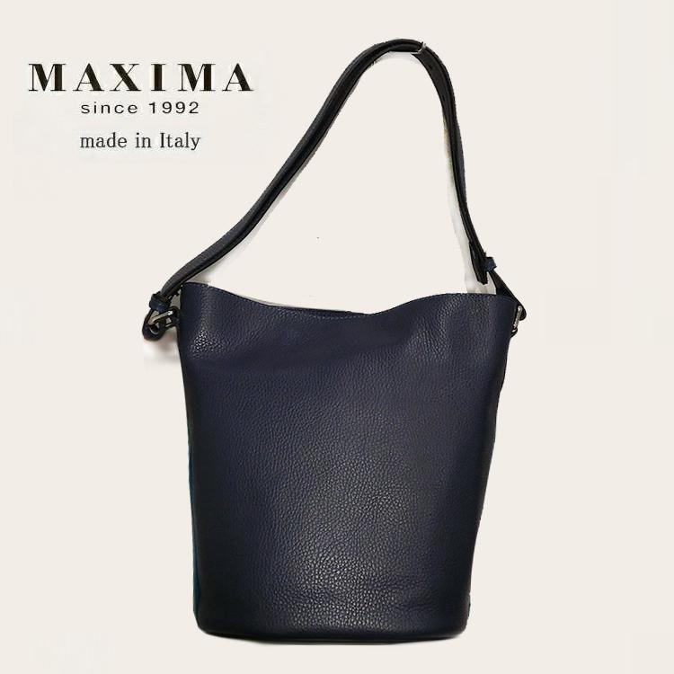 MAXIMA プレゼント マキシマ 本革 ショルダーバッグ レザー クロスボディ d4045 イタリア製 2way 斜め掛け ミラノ 並行輸入 ...