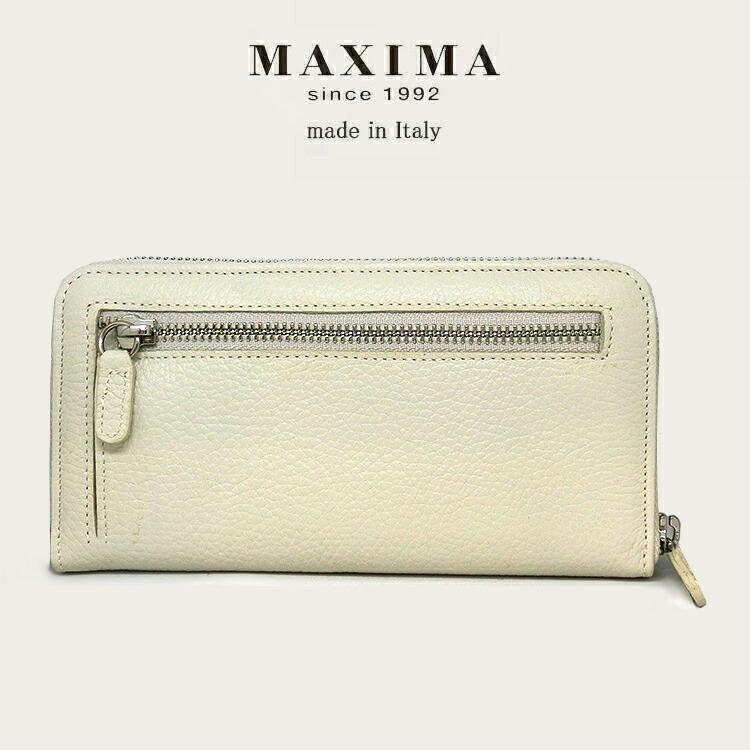 長財布 訳あり マキシマ 本革 レザー イタリア製 ラウンドファスナー パスケース MAXIMA pfp100 一粒万倍日 天赦日 (t61 ...