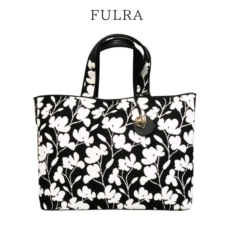 FURLA プレゼント フルラ トートバッグ モノトーン 花柄 フラワー wb01407 bx3343 ton00 ジャガード A4 大きめ 大容量 (t72) : 宝石・ブランドセレクト ...