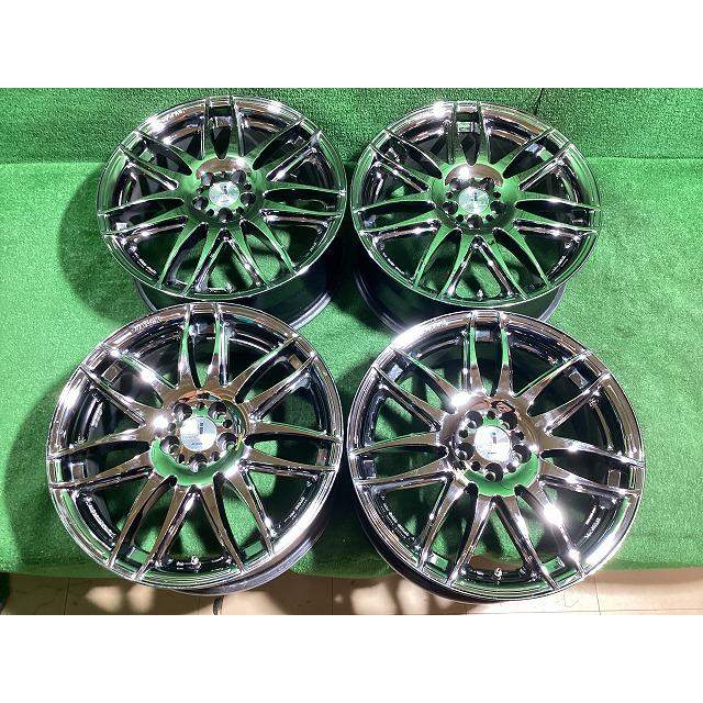 WORK WORK SPORBO DURATA 18インチアルミホイール 7.5J ＋46 5H PCD100 4本セット N2-1 GS ...