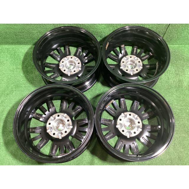 イエローハット F Direction WF10 15インチアルミホイール 6J ＋45 5H PCD114.3 4本セット C0-4 EM ...