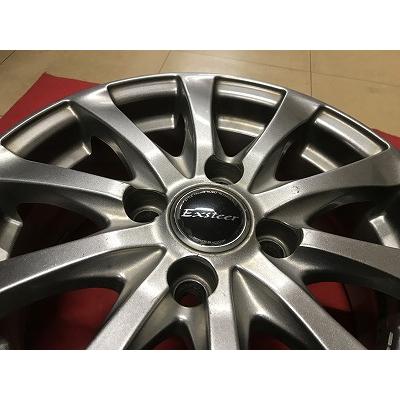 HOT STUFF SUTFF Exsteer 14インチアルミホイール 14x5.5J+43 PCD100 4穴 a-2505 J2-3-MN : Itami Web Store - 通販 ...