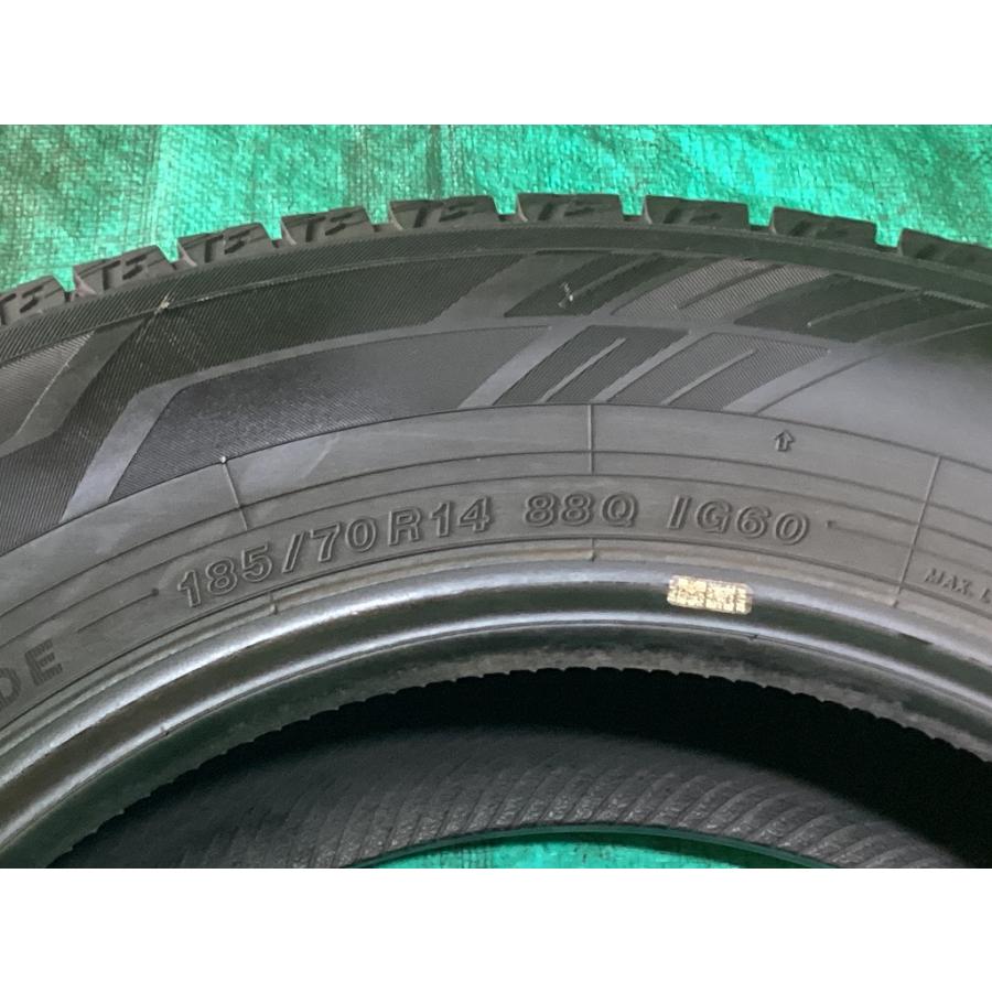 アイスガード 6 YOKOHAMA ヨコハマ iG60 185/70R14 2021年製 冬タイヤ スタッドレスタイヤ B7-3 EM ...