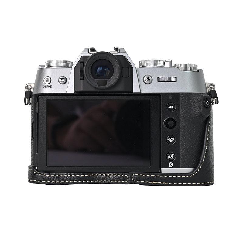 FUJIFILM 富士フィルム X-T50 用 XT50 XT-50 fujifilm x-t50 ハーフ ケース ハンドグリップ xt50 PUレザー レザーハンドグリップ ブラック ...