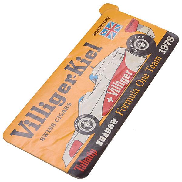 VILLIGER TABATIP SHADOW DN9 F1 TEAM SilverStone GP 1978オリジナルステッカー 24586 : イタリア自動車雑貨店ショッピング - 通販 ...