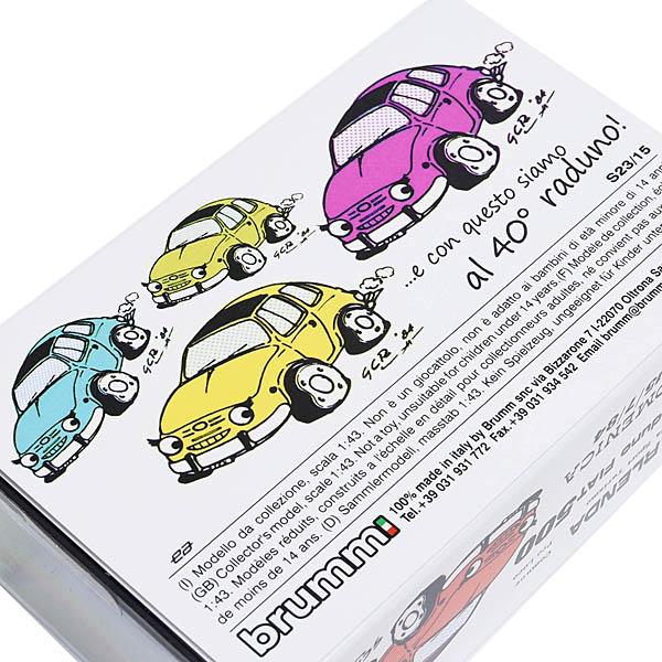 FIAT 1/43 フィアット500ミニチュアモデル-FIAT 500 CLUB ITALIA 2023 40thミーティング記念- 24962 : イタリア自動車雑貨店ショッピング - 通販 ...