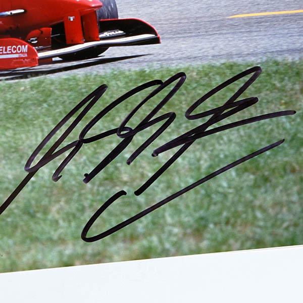 Ferrari スクーデリアフェラーリ M.Schumacher直筆サイン入りフォト 26064 : イタリア自動車雑貨店ショッピング ...