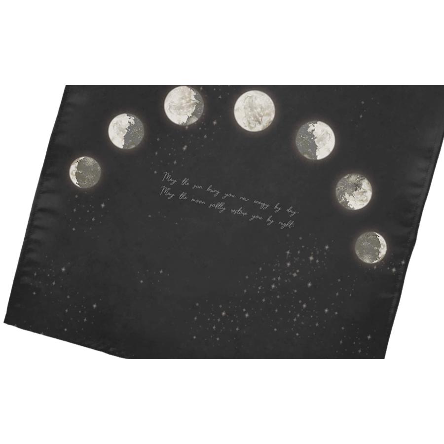 ムーン リフレクト オラクルマット タロットクロス リーディングマット タロットカード オラクルカード 55cm×55cm : クロノスゲート ...