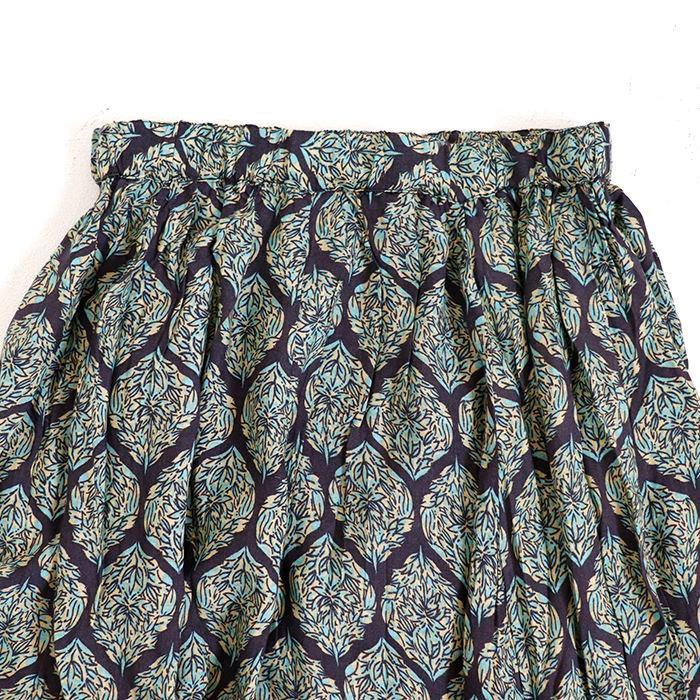 [Last One SALE] 総柄プリント レーヨン ギャザースカート : shopooo by GMO - 通販 - Yahoo!ショッピング