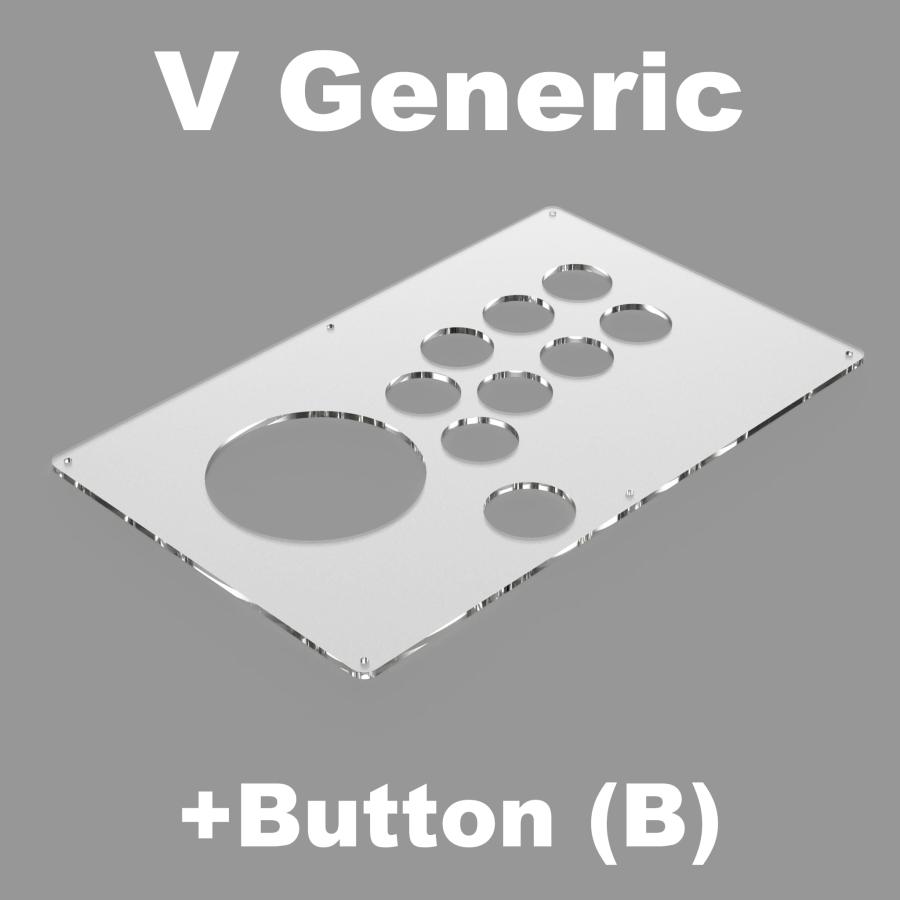 ASI VM6 V/VM6R VX Layout Cover アーケード スティック インドネシア V レイアウト用 または VM6R レガシーレイアウト用 レイアウトカバー ...