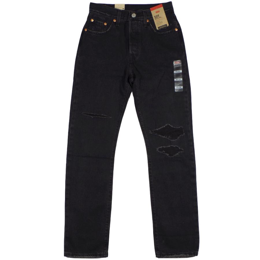 Levi's （リーバイス） 501 ORIGINAL Winona Forever ブラック ダメージ ストレート :1 ...