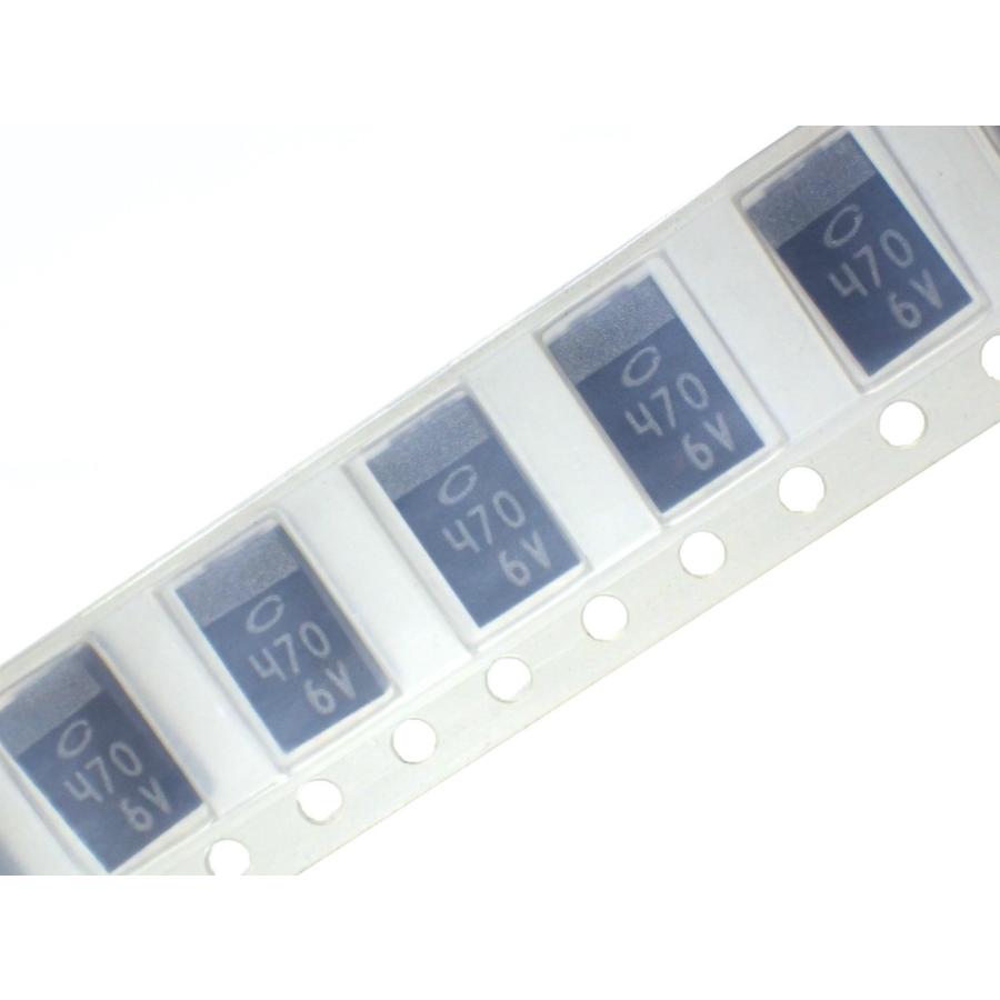 NICHICON プロードライザ 修理向け 0E128 0E907 6.3V 470μF タンタルコンデンサ F930J477MNC (4個 ...