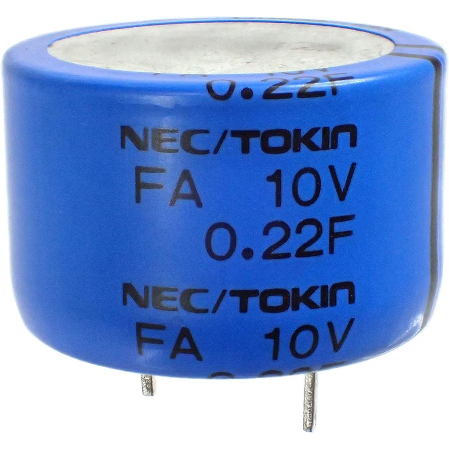 NEC TOKIN 標準品 電気二重層コンデンサ 10V 0.22F 70℃ スーパーキャパシタ FAシリーズ FA1A224ZF :1 ...
