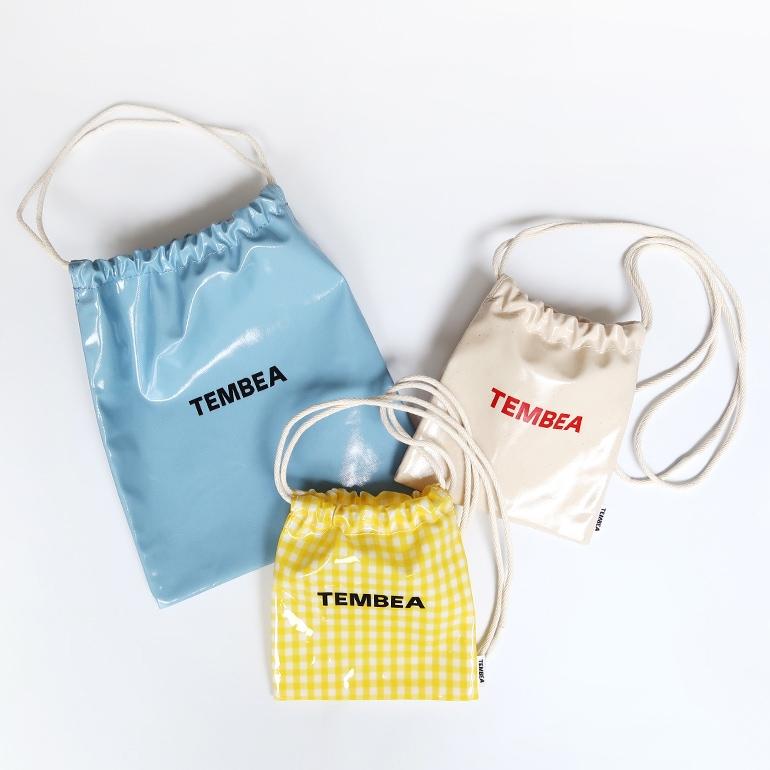 TEMBEA テンベア｜巾着 POCHETTE (PVC) GINGHAM YELLOW : shopooo by GMO - 通販 - Yahoo!ショッピング