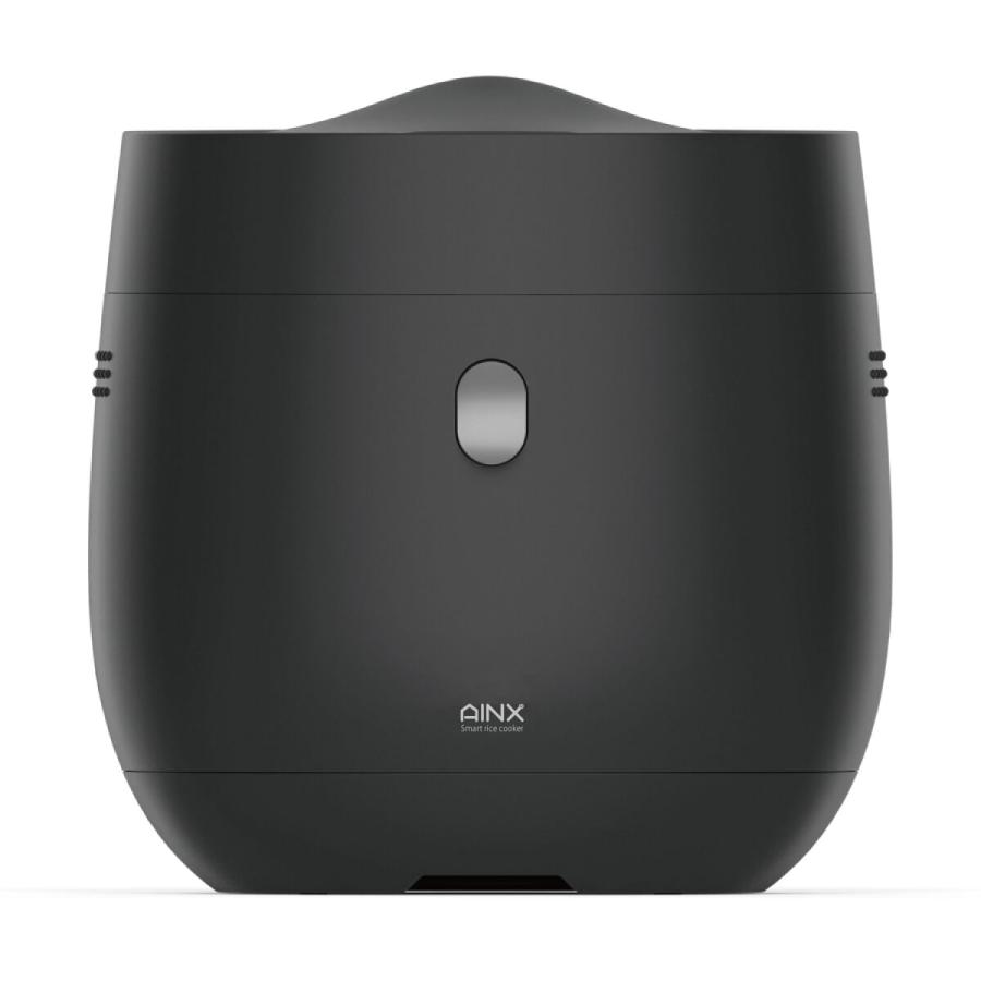 AINX Smart Rice Cooker スマートライスクッカー 糖質カット炊飯器4合 低糖質炊飯時2合 ブラック AX-RC3B 糖質 ...