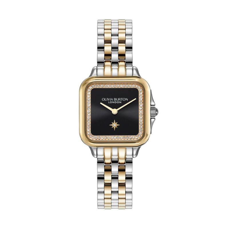 OLIVIA BURTON｜Classics クラシックス グロブナー クリスタル ブラック サンレイ シルバー ゴールド ブレスレット : shopooo by GMO - 通販 ...