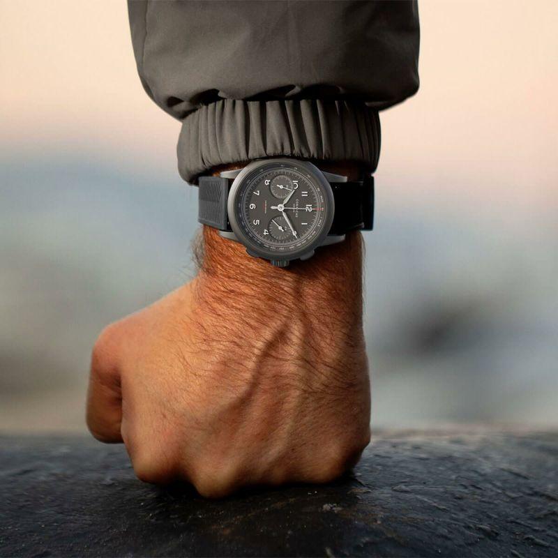 CORNICHE｜Heritage Chronograph〈世界349本限定〉ヘリテージクロノグラフ オブスキュアII グレー ラバーベルト : shopooo by GMO - 通販 ...