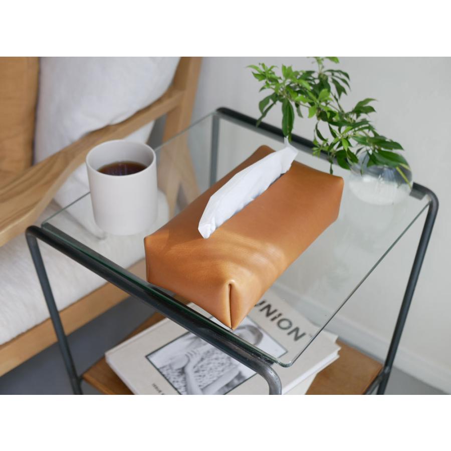 【MOHEIM/モヘイム】TISSUE COVER oiled leather ブラウン : shopooo by GMO - 通販 - Yahoo!ショッピング