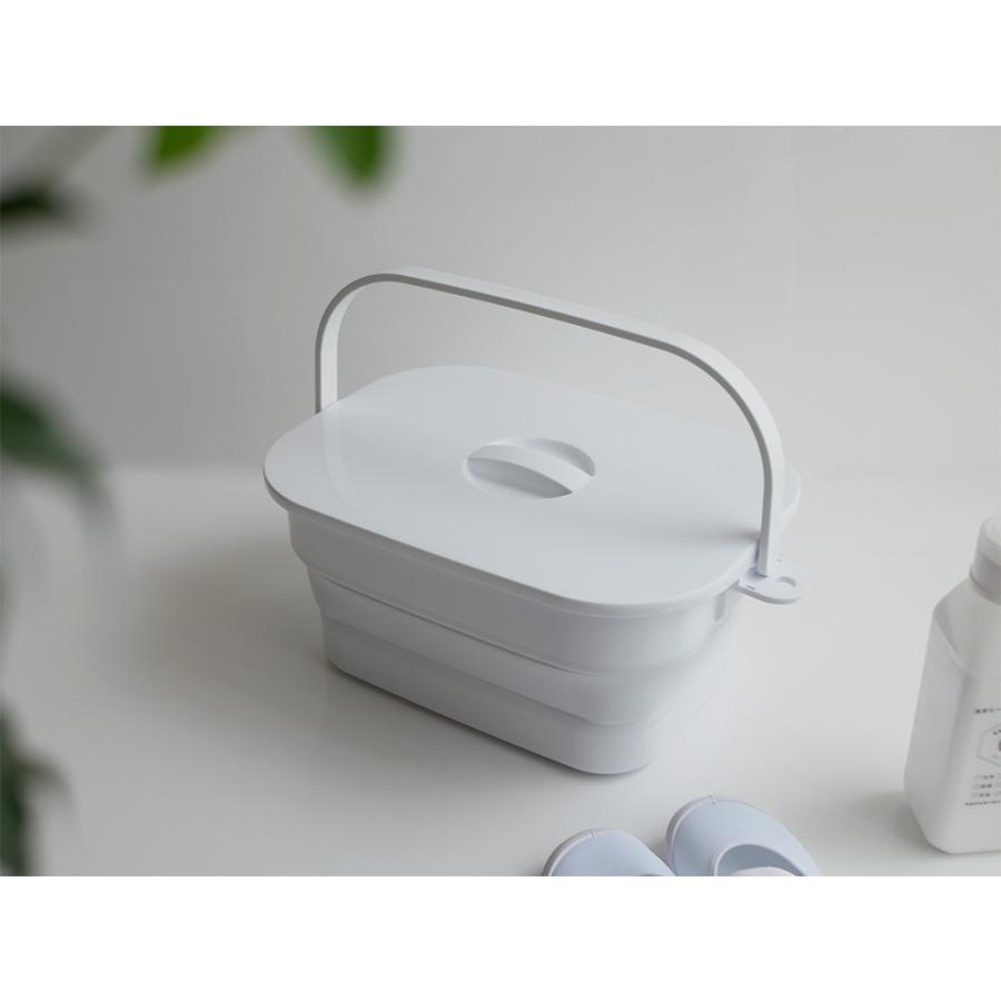 【ISETO/イセトー】折りたためるつけ置き洗いバケツ ホワイト : 1-hinatalife-17653 : shopooo by GMO - 通販 - Yahoo!ショッピング