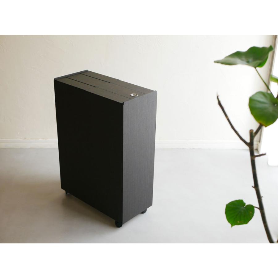 【TATSU-CRAFT/タツクラフト】キッチンに調和する木製ごみ箱 バスクキッチンペール 45リットル ブラック : 1-hinatalife-18744 : shopooo by GMO ...