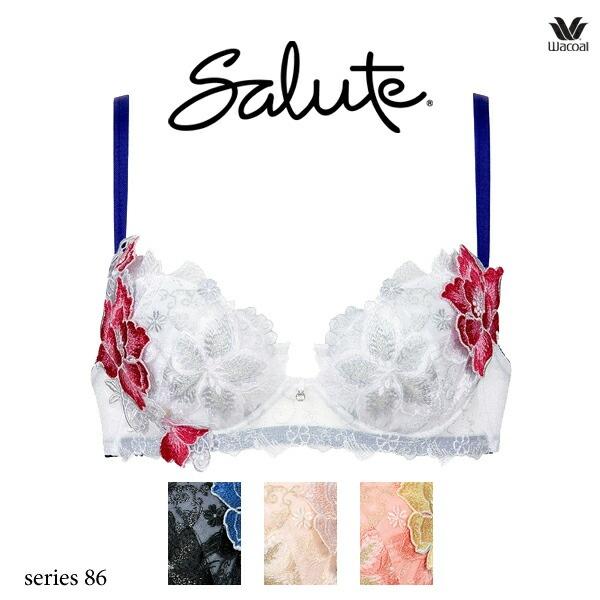 ワコール サルート 86G ブラジャー BTJ486 3/4カップワイヤー (P-upタイプ) DEFカップ : shopooo by GMO - 通販 - Yahoo!ショッピング