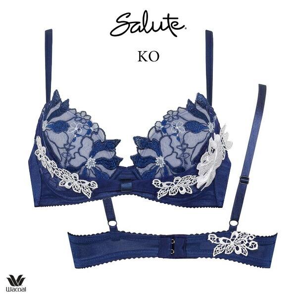 ワコール サルート 96G ブラジャー BTJ796 3/4カップワイヤー (リボンブラ) DEFカップ : shopooo by GMO - 通販 - Yahoo!ショッピング