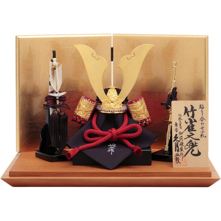 加藤峻厳作 竹雀之兜飾り 国宝シリーズ 4GR-K35 : shopooo by GMO - 通販 - Yahoo!ショッピング