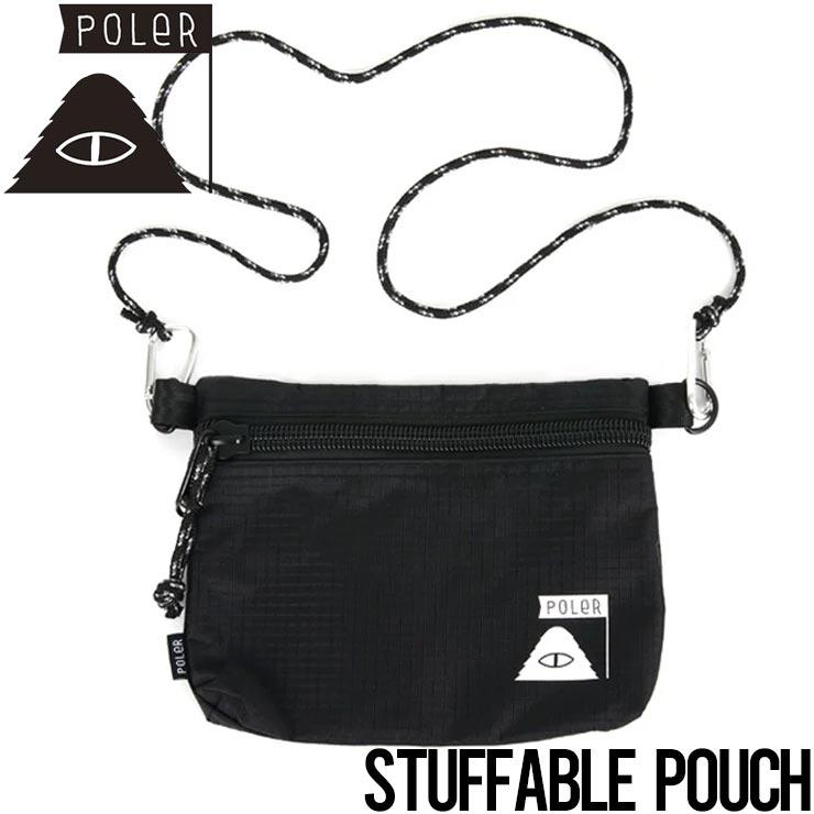 【送料無料】サコッシュ ショルダーポーチ バッグ POLeR ポーラー STUFFABLE POUCH 241MCV0444 BLK 日本代理店正規品 : shopooo by GMO ...