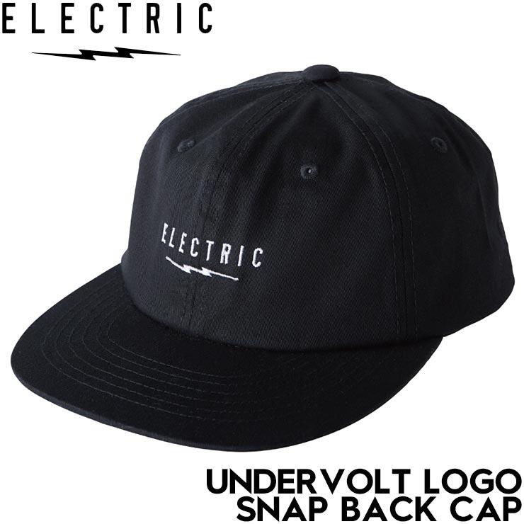 【送料無料】スナップバックキャップ ELECTRIC エレクトリック UNDERVOLT LOGO SNAP BACK CAP E24FC12 BLK 日本代理店正規品 : shopooo ...