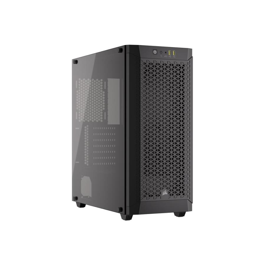Corsair 480T Airflow Tempered Glass Mid-Tower, Black 高エアフローのフロントパネル搭載 ...
