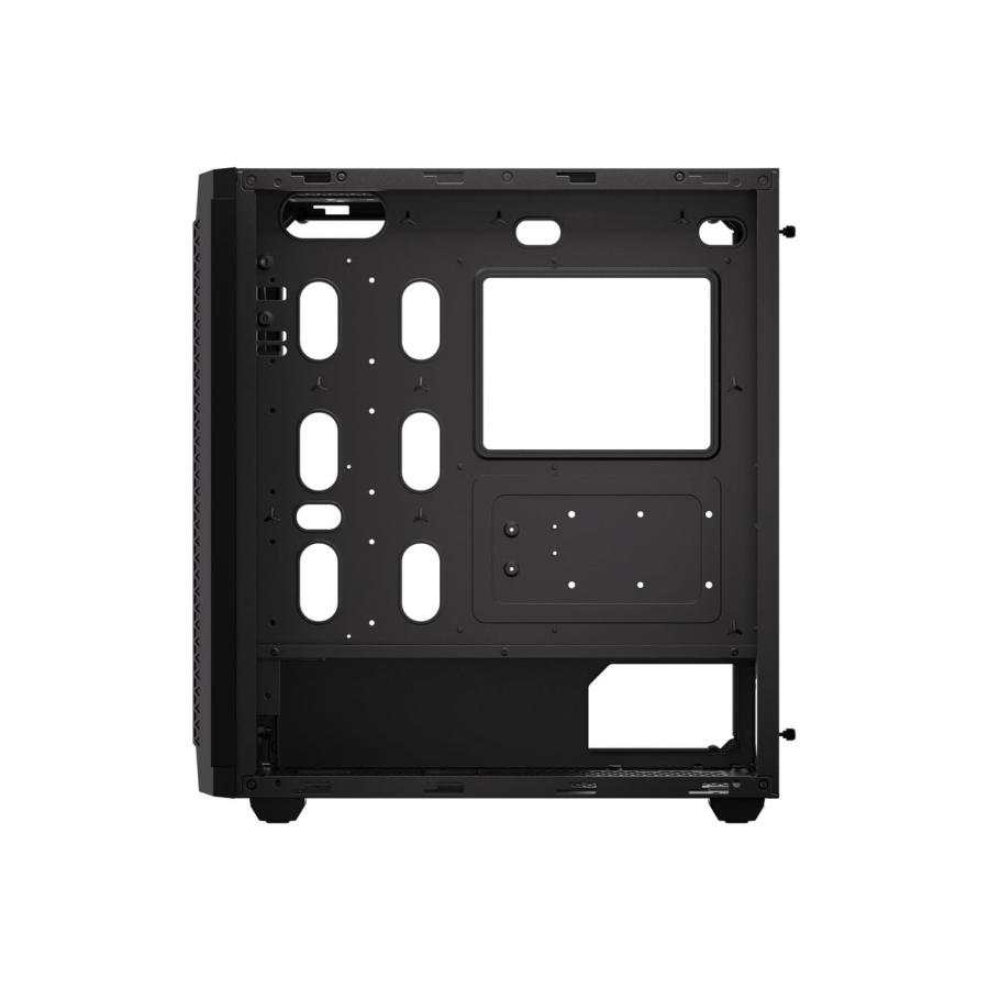 Corsair 480T Airflow Tempered Glass Mid-Tower, Black 高エアフローのフロントパネル搭載 ...