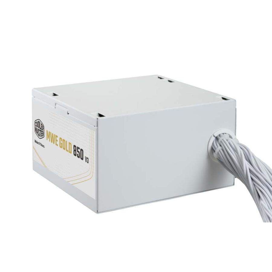 Cooler Master MWE Gold 850 V3 ATX 3.1 White Non-Modular PC電源ユニット 850W ...