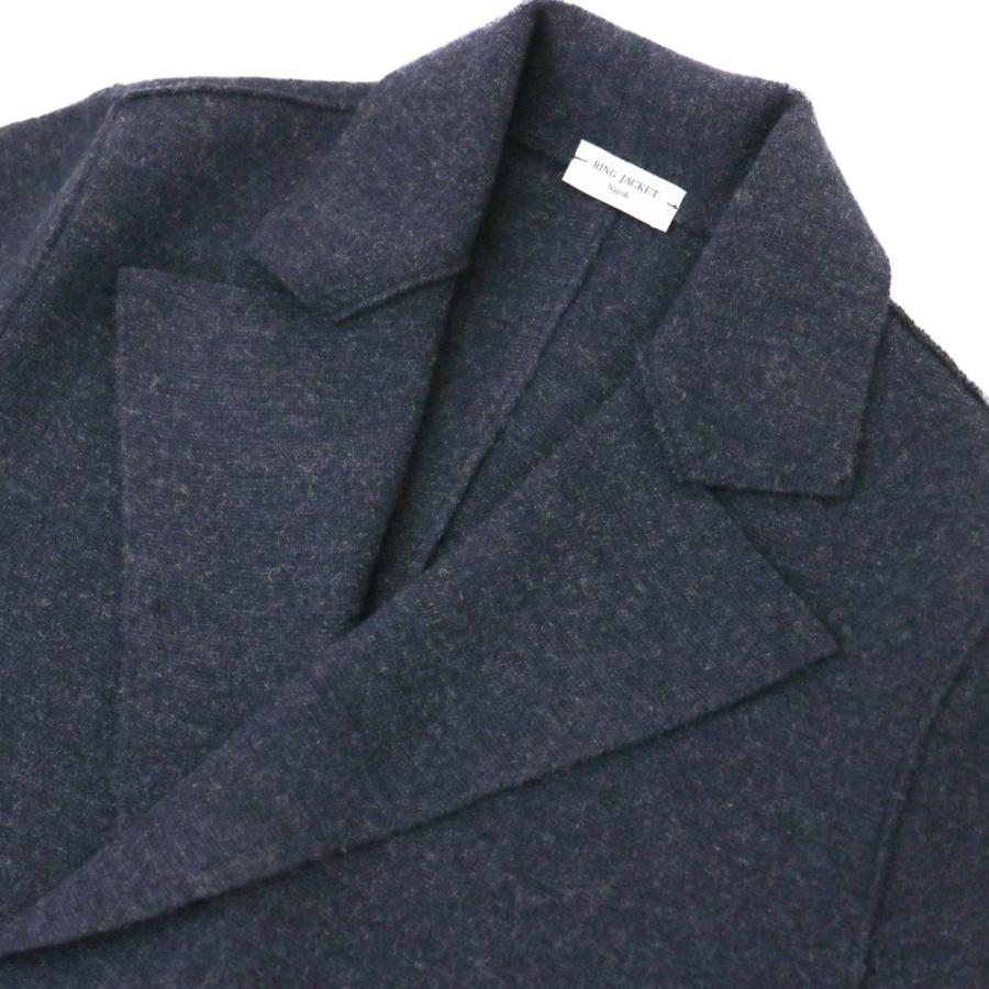 RING JACKET Napoli リングヂャケットナポリ ウール4Bニットジャケット【ネイビー/無地】 : shopooo by GMO - 通販 - Yahoo!ショッピング